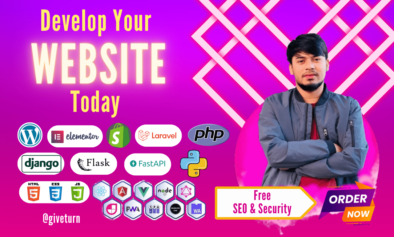 Website Development - GiveTurn Tech Expert